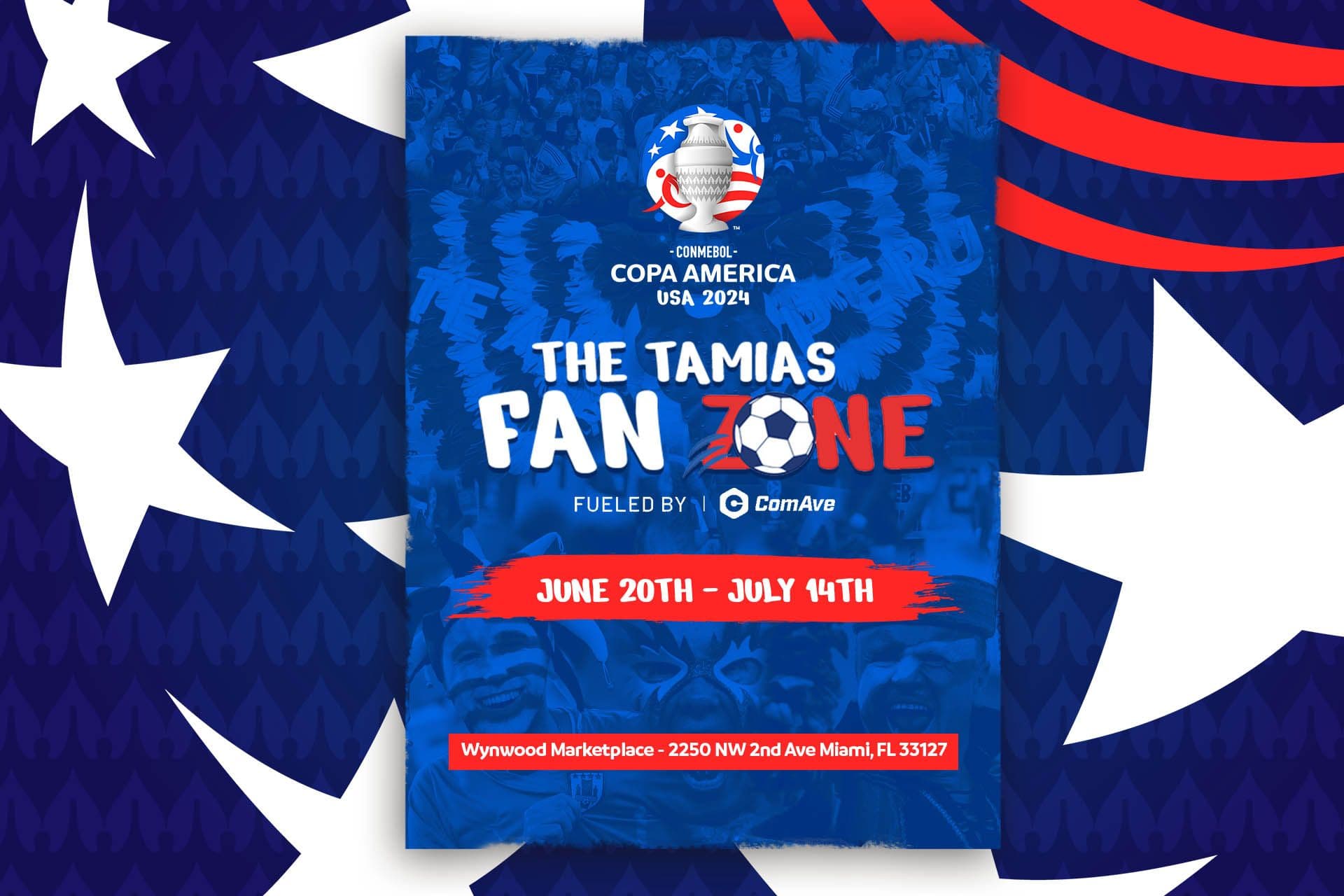 The 2024 Copa América Tamias Fan Zone arrives at the United States ...