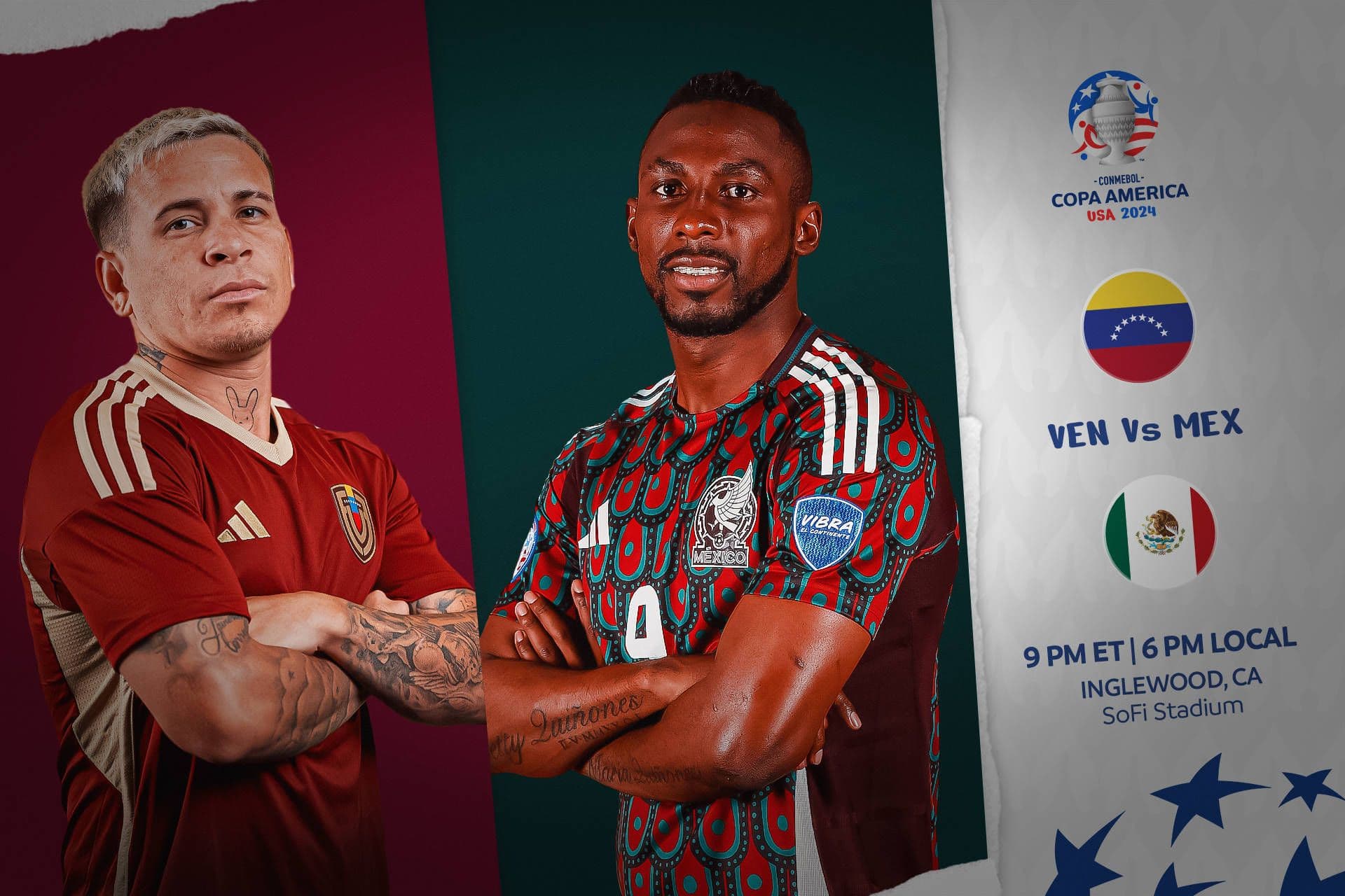 Venezuela y México juegan por el liderato del Grupo B de la CONMEBOL ...