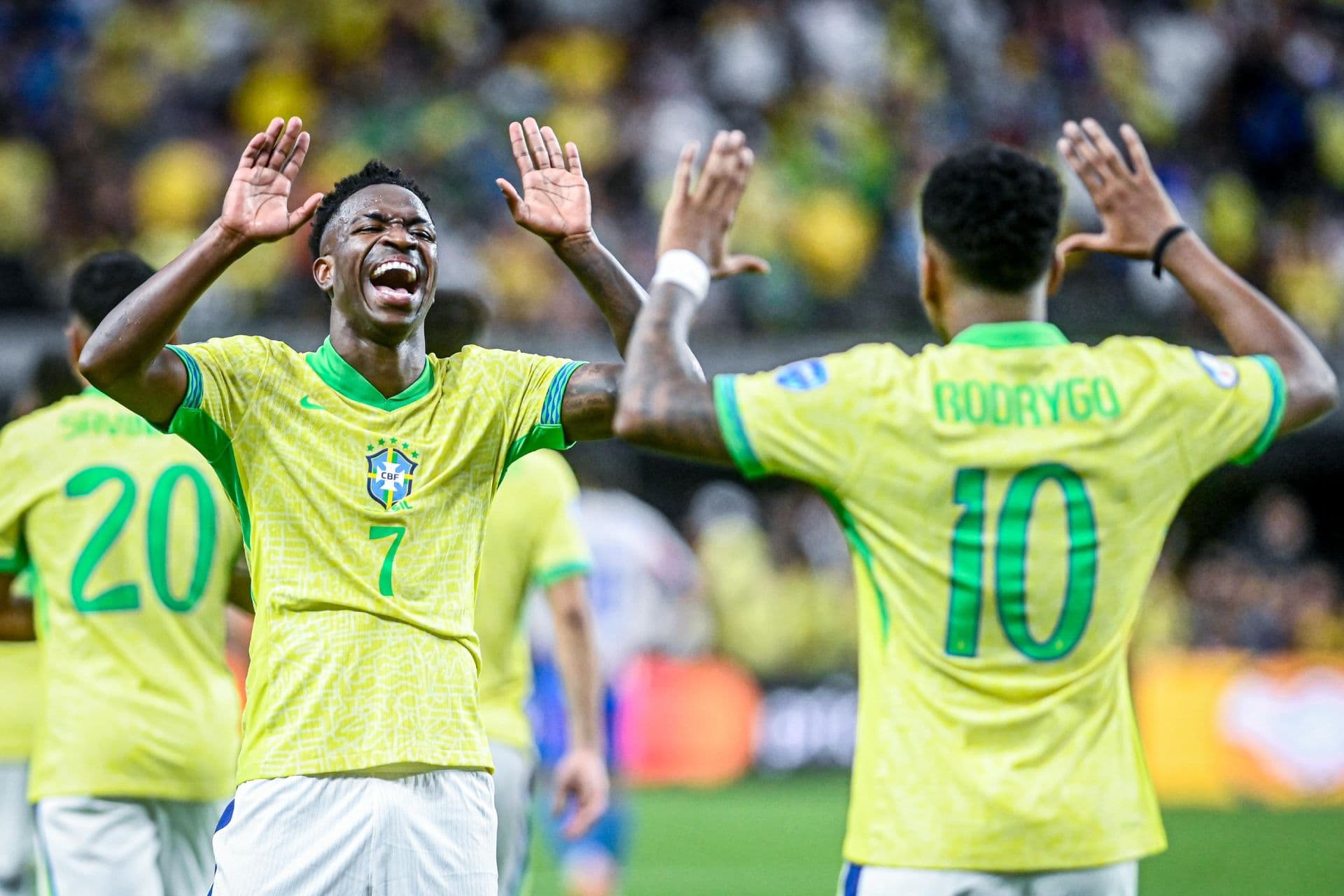 Vinícius Júnior scored for the first time at CONMEBOL Copa América ...